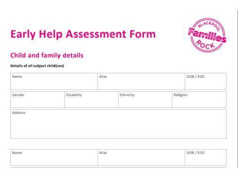 Early Help Assessment Form