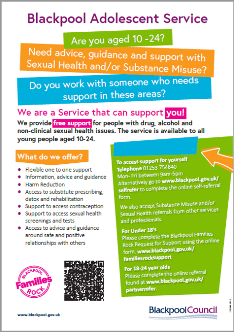 Blackpool Adolescent Service | Public Health Blackpool Council